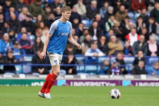 Portsmouth Defender Sean Raggett During Efl Editorial Stock Photo ...