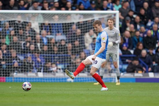 Portsmouth Defender Sean Raggett During Efl Editorial Stock Photo ...