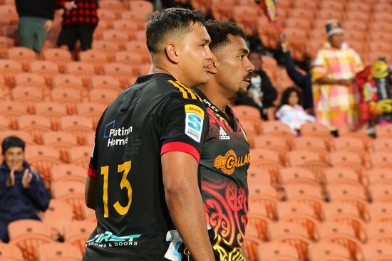 Daniel Rona Chiefs Celebrates Emoni Narawa Editorial Stock Photo ...