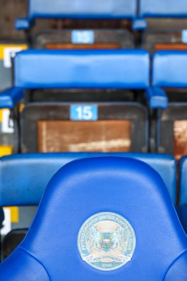 Padded Seat Directors Box Before Efl Editorial Stock Photo - Stock ...