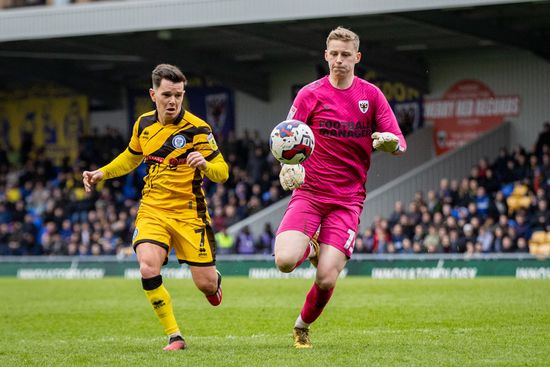 Afc Wimbledon Goalkeeper Nathan Broome 13 Editorial Stock Photo - Stock ...