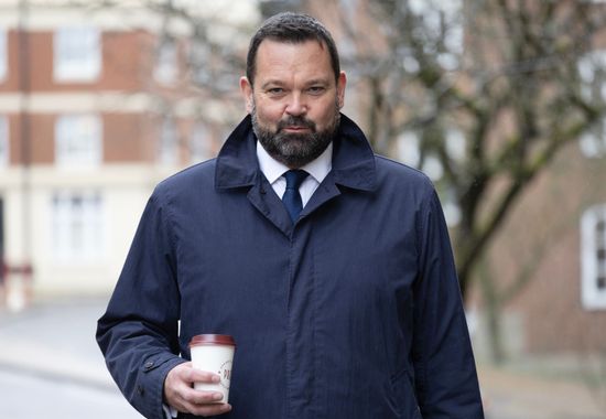 Coroner Jason Pegg Arriving the Inquest Editorial Stock Photo - Stock ...