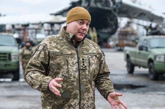 Lieutenant General Serhiy Nayev Commander Joint Editorial Stock Photo ...