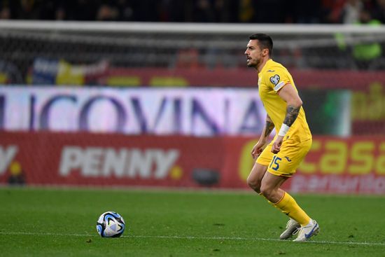 Andrei Burca Romania Action During Uefa Editorial Stock Photo - Stock ...