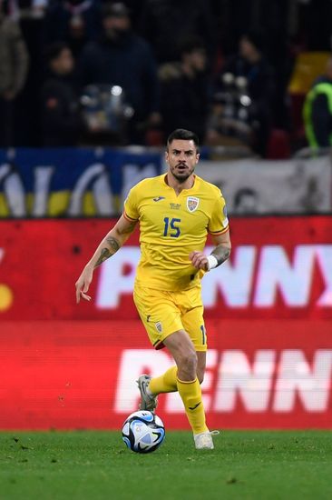 Andrei Burca Romania Action During Uefa Editorial Stock Photo - Stock ...