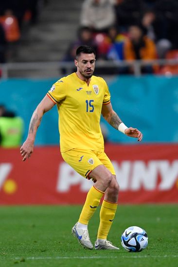 Andrei Burca Romania Action During Uefa Editorial Stock Photo - Stock ...
