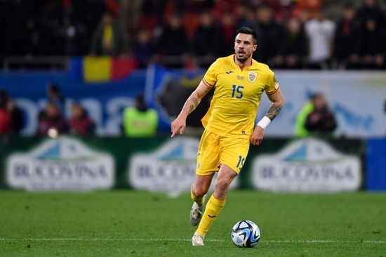Andrei Burca Romania Action During Uefa Editorial Stock Photo - Stock ...