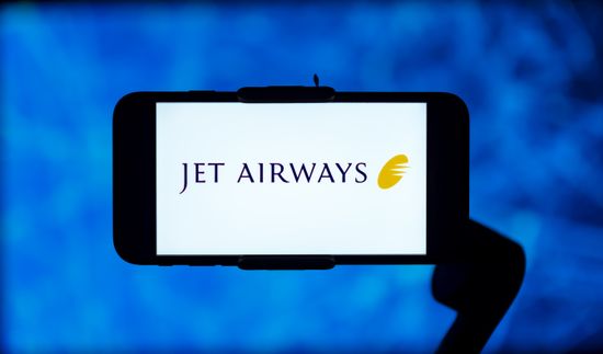 This Photo Illustration Jet Airways Logo Editorial Stock Photo - Stock ...