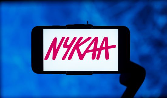 This Photo Illustration Nykaa Logo Seen Editorial Stock Photo - Stock ...