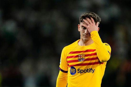 Gavi Central Midfield Barcelona Spain Lament Editorial Stock Photo ...