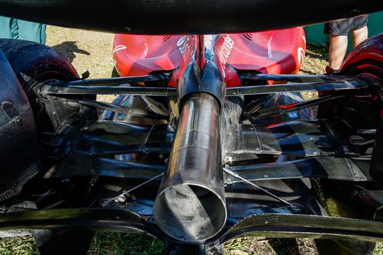 Scuderia Ferrari Sf23 Mechanical Detail During Editorial Stock Photo ...