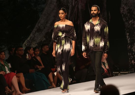 Models Presenting Creations By Fashion Designer Editorial Stock Photo ...