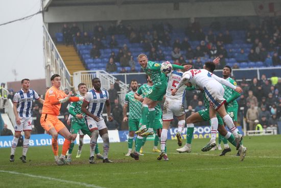 Hartlepool Uniteds Edon Pruti Heads Goal Editorial Stock Photo - Stock ...