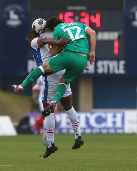 Tom Brewitt Swindon Town Challenges Header Editorial Stock Photo ...