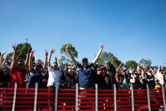 Formula 1 Fans Cheer During Australian Editorial Stock Photo - Stock ...