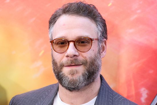 Canadian Actor Comedian Filmmaker Seth Rogen Editorial Stock Photo ...