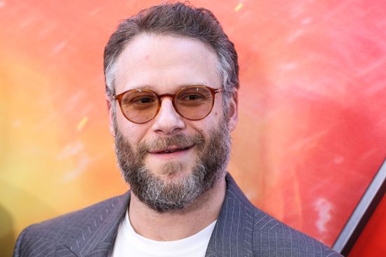 Canadian Actor Comedian Filmmaker Seth Rogen Editorial Stock Photo ...