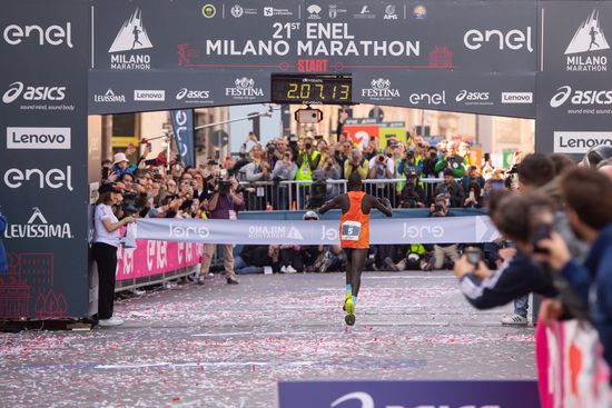 Milan Italy Sport Running Milan Marathon Editorial Stock Photo - Stock ...