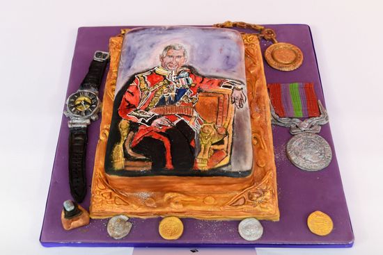 King Charles Cakes Ideal Home Show Editorial Stock Photo - Stock Image ...