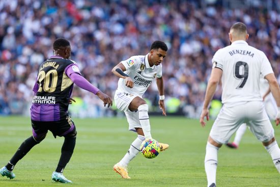 Real Madrids Striker Rodrygo C Action Editorial Stock Photo - Stock ...