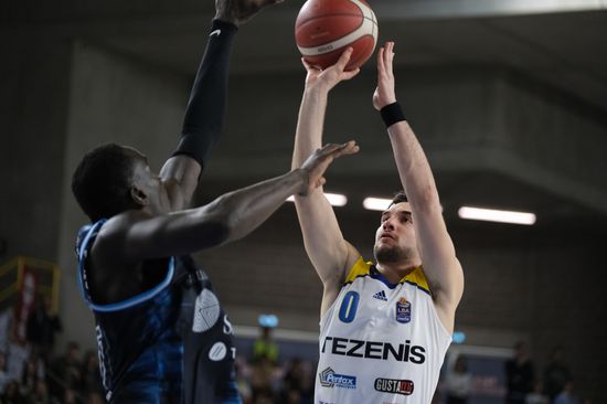 Alessandro Cappelletti Tezenis Verona During Match Editorial Stock ...