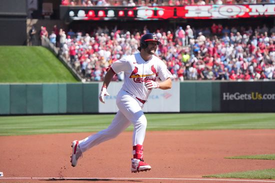 St Louis Cardinals Alec Burleson Rounds Editorial Stock Photo - Stock ...