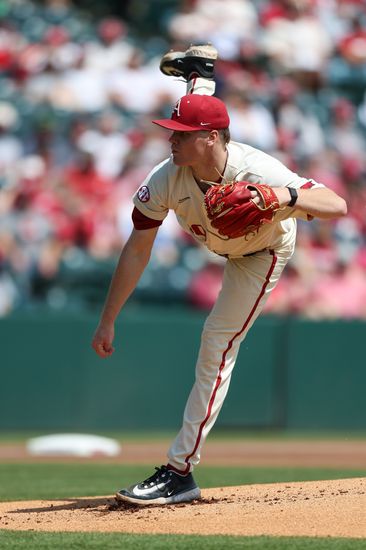 Ben Bybee 40 Arkansas Follows Through Editorial Stock Photo - Stock ...