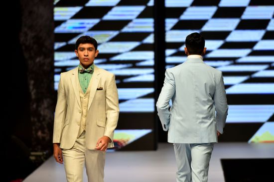 Models Poses Creation By Fashion Designer Editorial Stock Photo - Stock ...