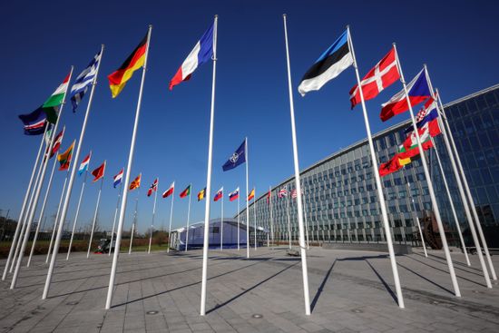 Empty Flag Pole Stands Between Flags Editorial Stock Photo - Stock ...