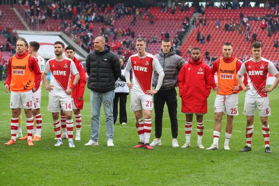 Disappointed Cologne Players Ahead South Corner Editorial Stock Photo ...