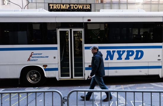 New York Police Department Nypd Buses Editorial Stock Photo - Stock ...
