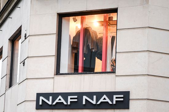 Illustration Picture Shows Naf Naf Clothing Editorial Stock Photo ...