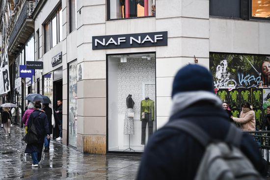 Illustration Picture Shows Naf Naf Clothing Editorial Stock Photo ...