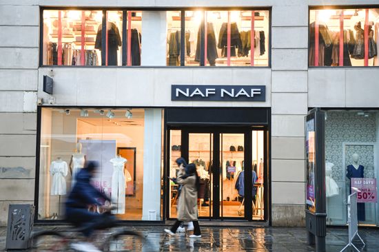 Illustration Picture Shows Naf Naf Clothing Editorial Stock Photo ...