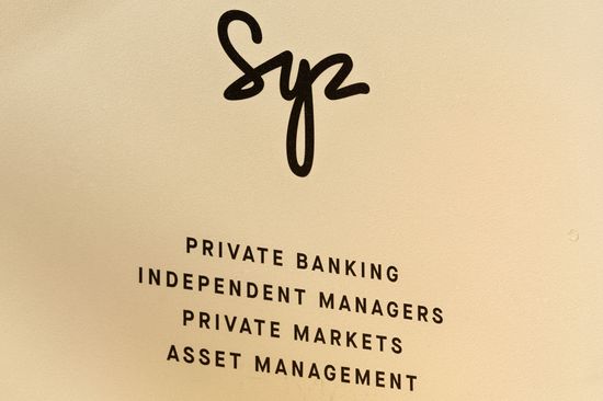 Logo Swiss Private Bank Syz Pictured Editorial Stock Photo - Stock ...