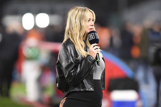 Tv Commentator Dazn Diletta Leotta Prior Editorial Stock Photo - Stock ...