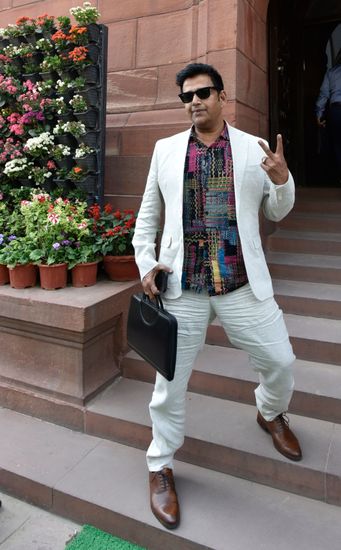 Bjp Mp Ravi Kishan Parliament House Editorial Stock Photo - Stock Image ...