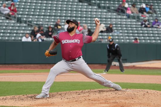 Sacramento Pitcher Joey Marciano 47 Throws Editorial Stock Photo ...