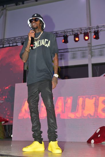 Jamaican Dancehall Reggae Artist Alkaline Performs Editorial Stock ...