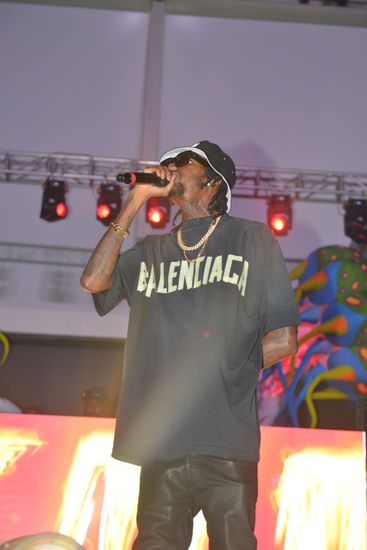 Jamaican Dancehall Reggae Artist Alkaline Performs Editorial Stock ...