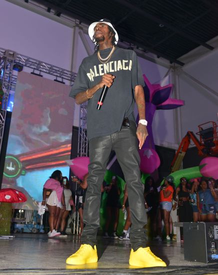 Jamaican Dancehall Reggae Artist Alkaline Performs Editorial Stock ...