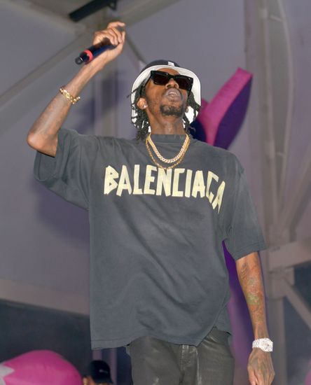 Jamaican Dancehall Reggae Artist Alkaline Performs Editorial Stock ...