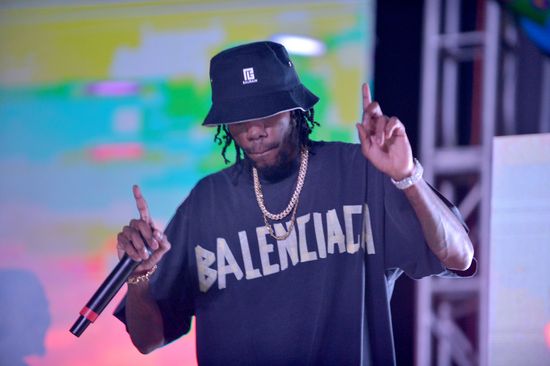 Jamaican Dancehall Reggae Artist Alkaline Performs Editorial Stock ...