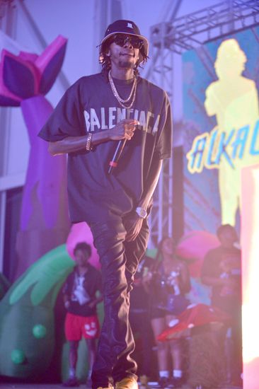 Jamaican Dancehall Reggae Artist Alkaline Performs Editorial Stock ...
