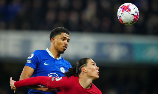 Wesley Fofana Chelsea Darwin Nunez Liverpool Editorial Stock Photo ...