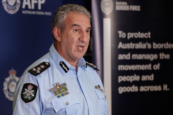 Australian Federal Police Afp Commander John Editorial Stock Photo ...