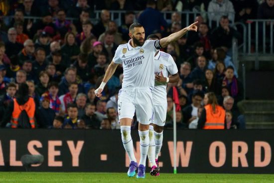 Benzema Celebration After Scoring His Teams Editorial Stock Photo ...
