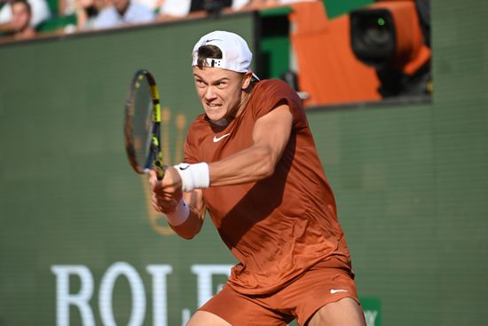 Holger Rune Denmark Plays Backhand 2nd Editorial Stock Photo - Stock ...