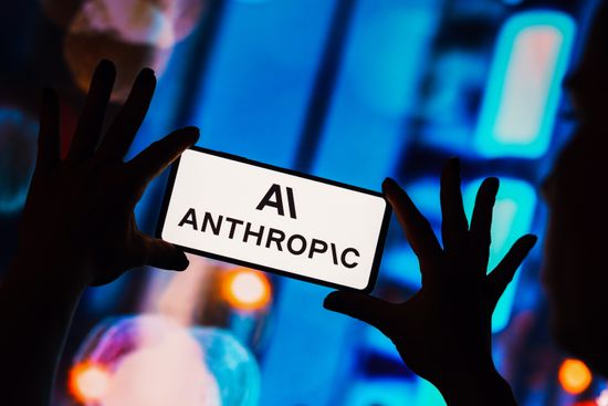 This Photo Illustration Anthropic Logo Displayed Editorial Stock Photo ...