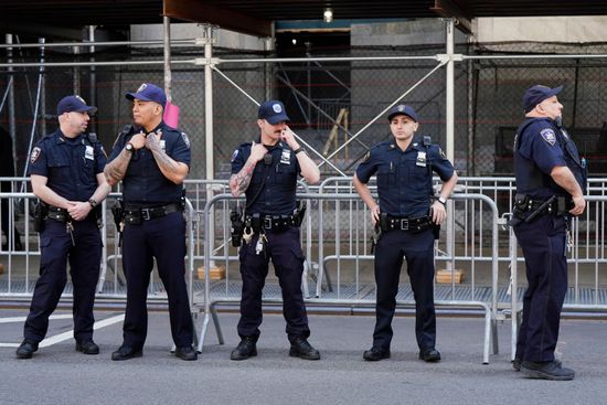 New York State Police Officers Stand Editorial Stock Photo - Stock ...
